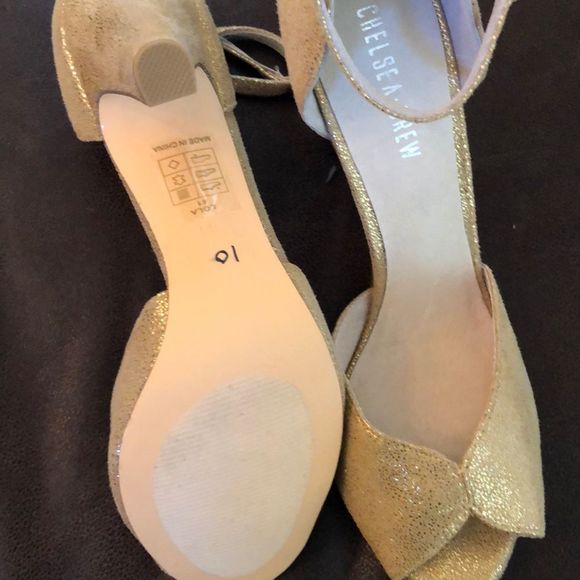 chelsea crew | Shoes | Modclothchelsea Crew Fine Dining Metallic Heels ...